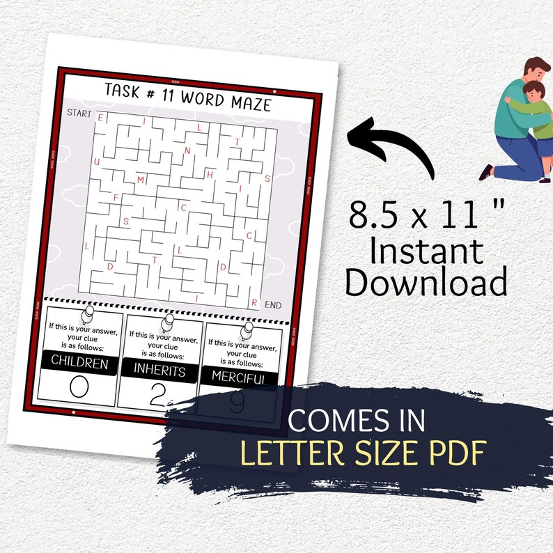 The Beatitudes Escape Room, 12 Printable PDF Puzzles, Sunday School ...