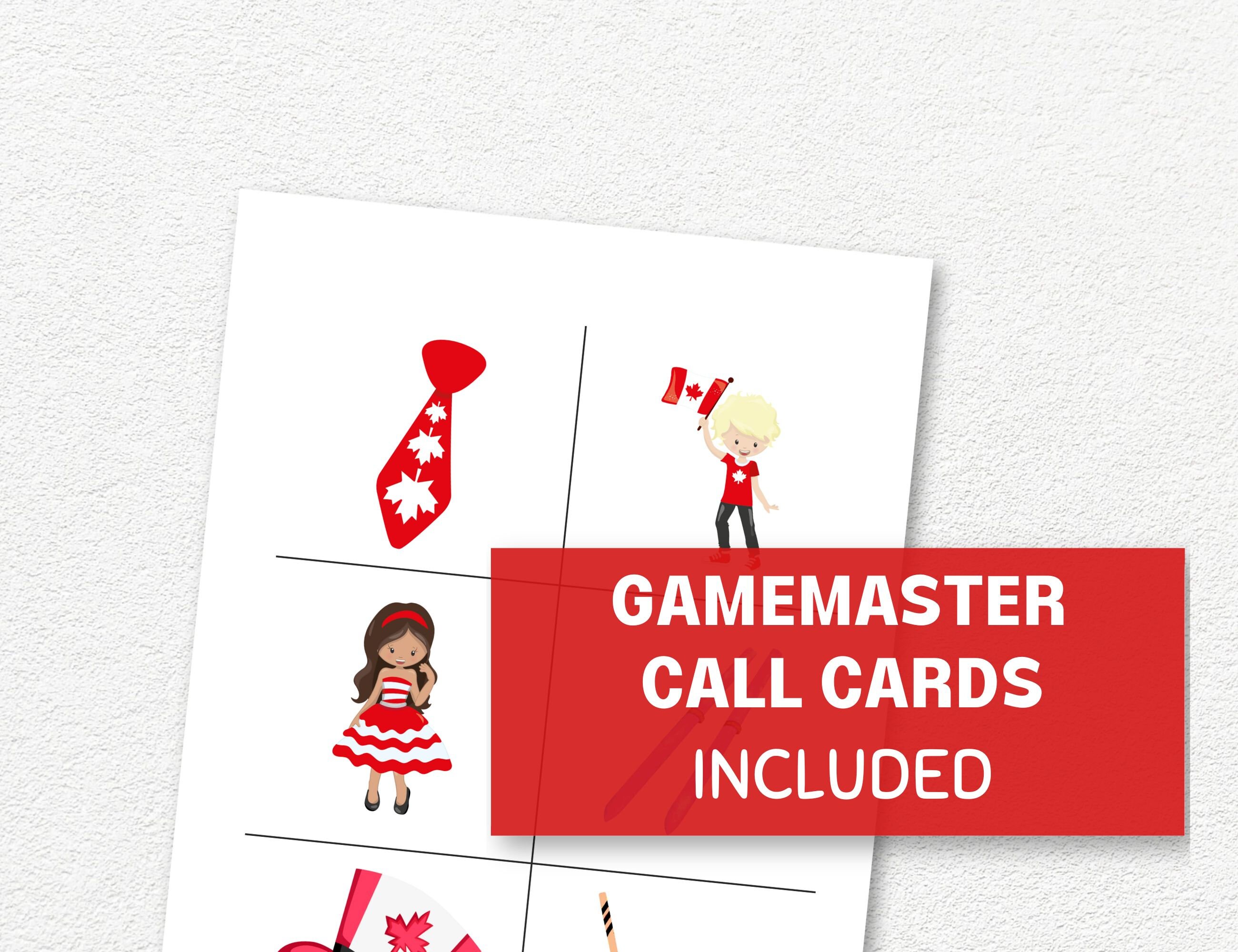 Canada Day Bingo Printable, Holiday Bingo 50 Cards, Summer Bingo PDF ...