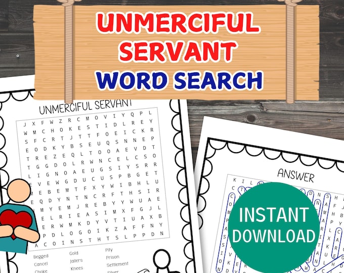 Parable of Unforgiving Servant, Bible Story Crafts, Parables of Jesus ...