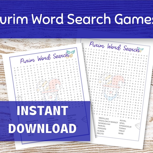 Purim Printable - Etsy