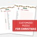 Christmas Word Scramble Printable, Christmas Games for Family, Word ...