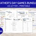 Father’s Day Game Bundle, 7 Printable Games for Father’s Day, Find the ...