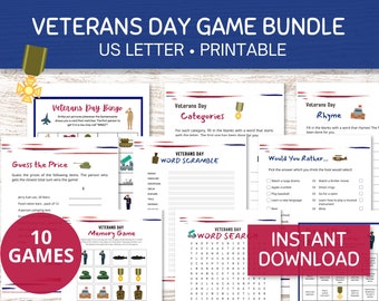 Veterans Word Game - Etsy