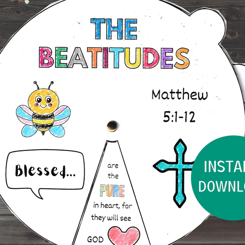 Beatitudes Craft - Etsy