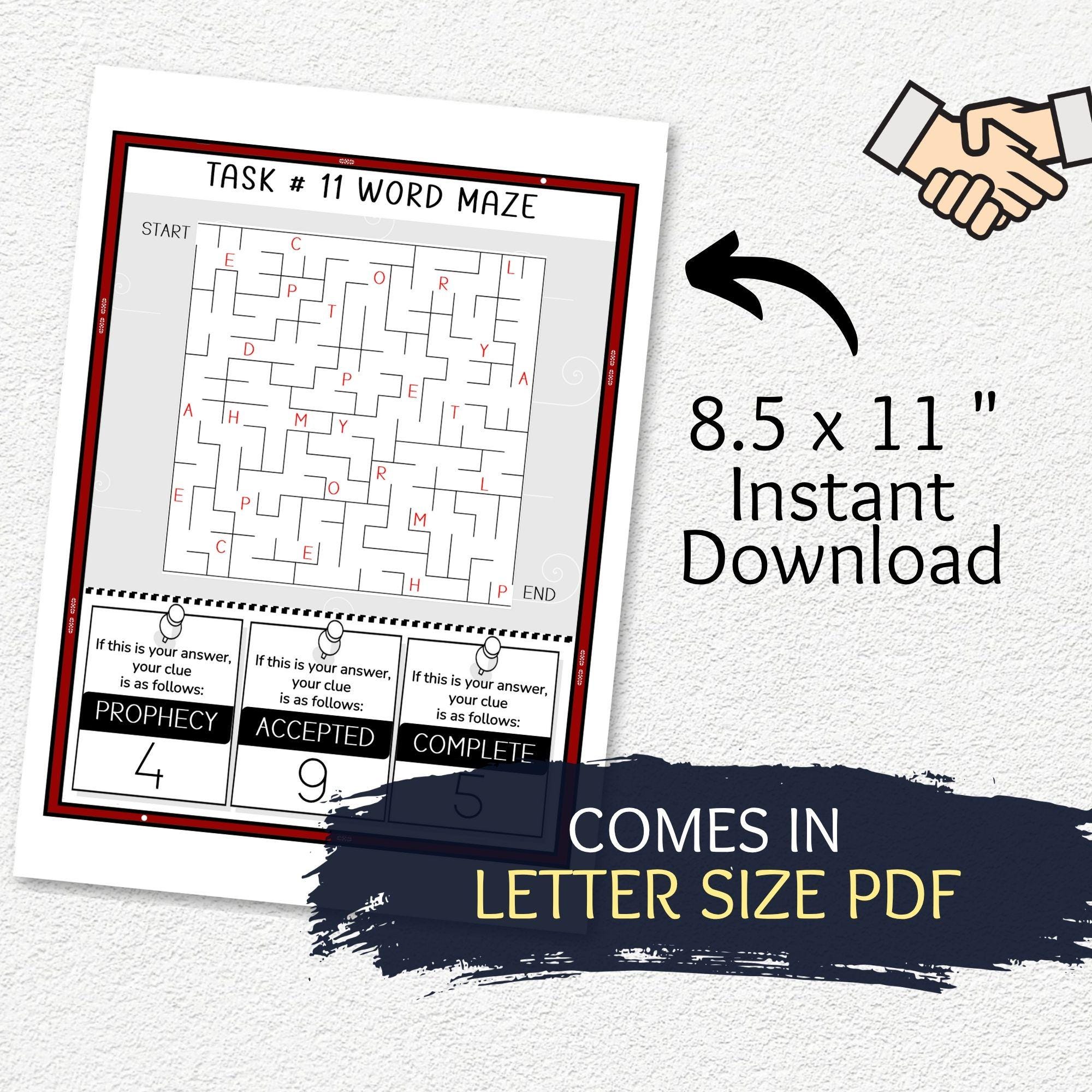 Pentecost Escape Room, 12 Printable PDF Puzzles, Pentecost Game for ...