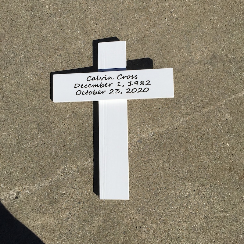 Roadside Memorial Cross - Etsy