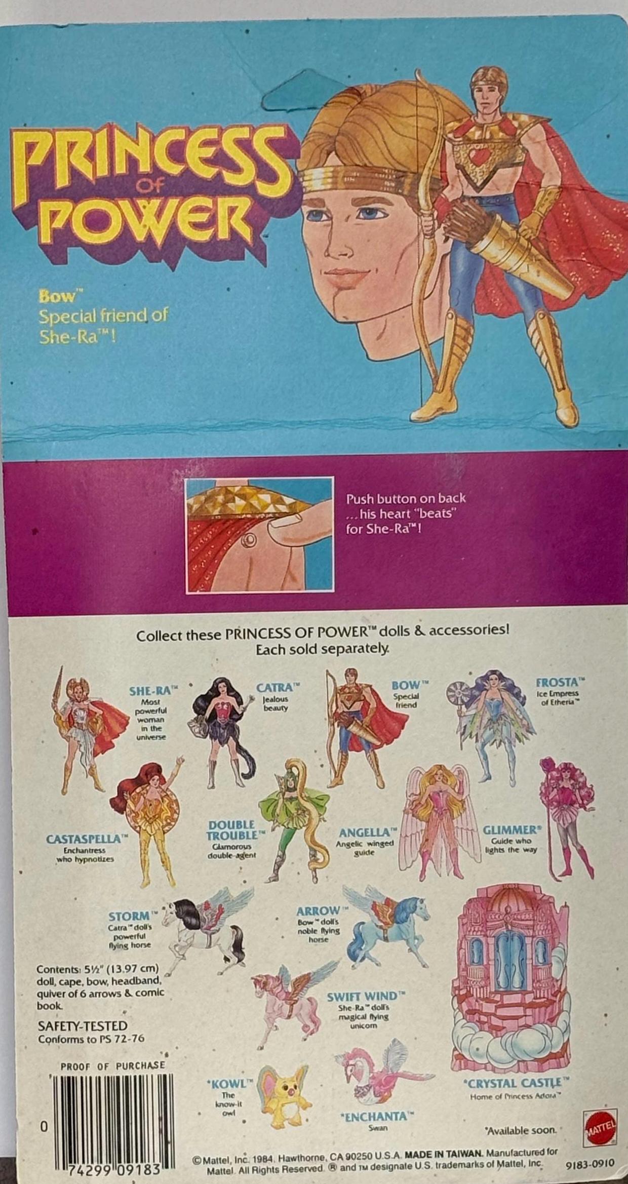Vintage 1984 Mattel She-ra Princess of Power Bow Action Figure - Etsy