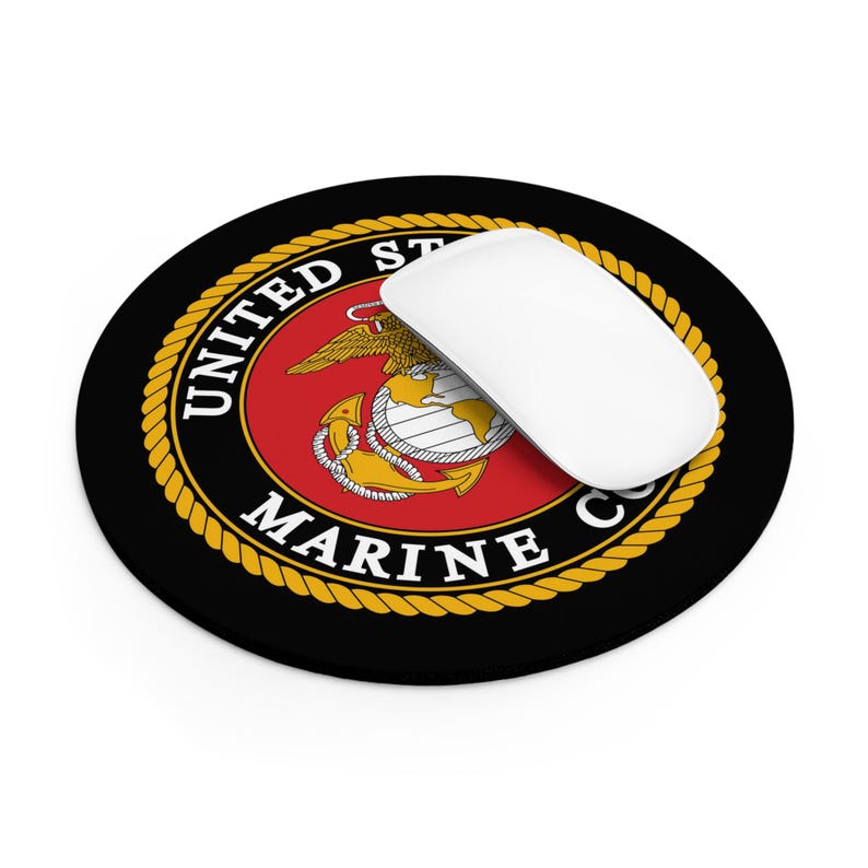 United States Marine Corps Official Logo Mousepad, Desk Mat, Office ...