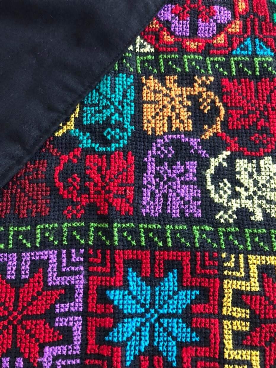 Unique Egyptian Arabic Bedouin Heavy Cotton Hand Embroidered Double ...