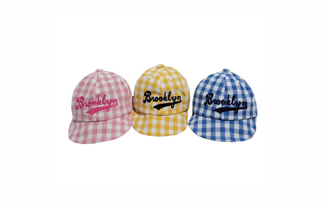 Brooklyn Baby Checkers Hats. - Etsy