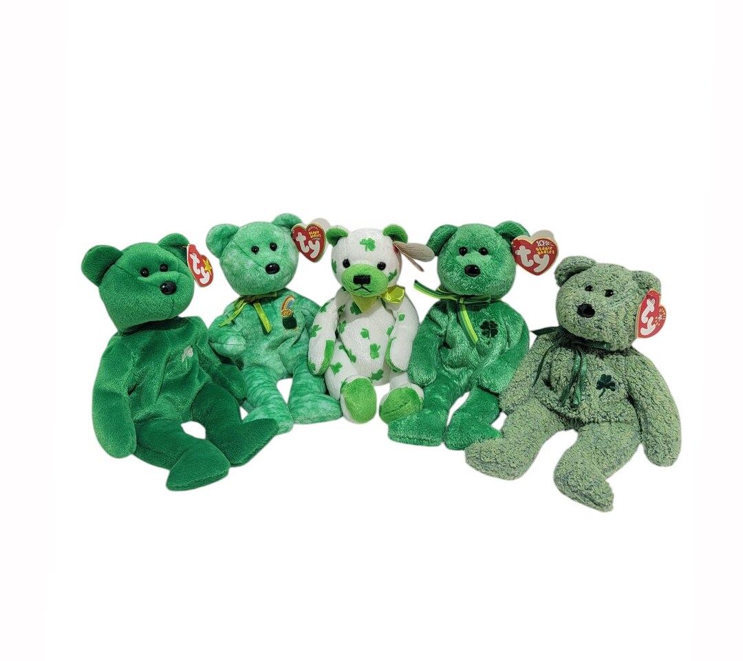 Ty Beanie Babies Plushies Toys. Vintage Collectables. Clover 2001 ...