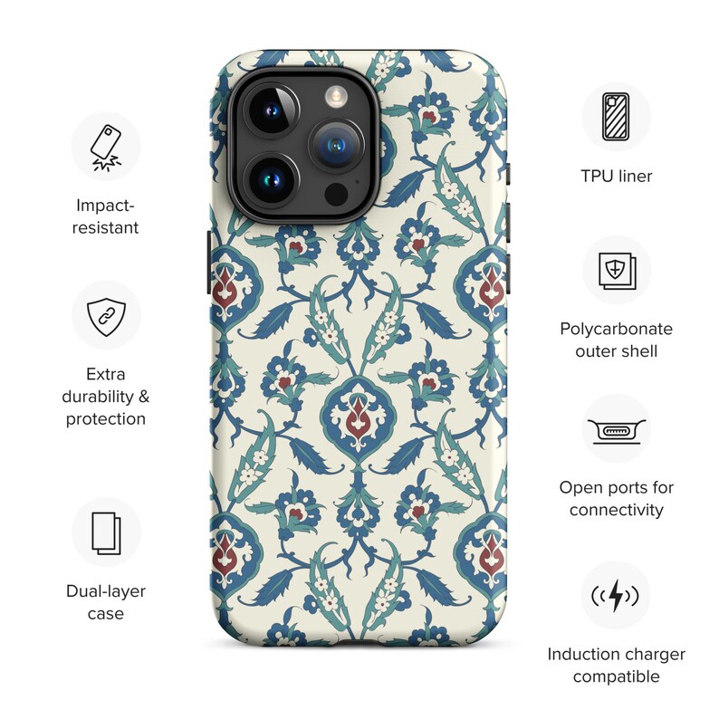 Arabesque Ottoman Garden Floral Design Phone Case for Iphone® - Etsy