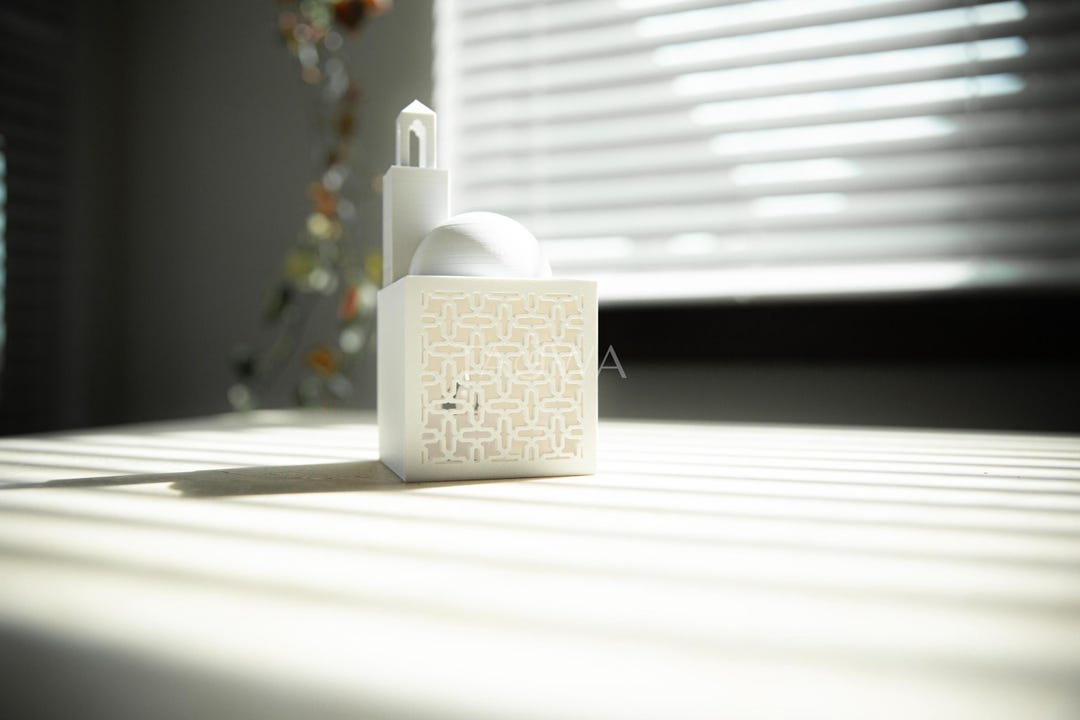 Ramadan Decor - Triangle Minaret Mosaic Lantern | Modern Mini Masjid ...
