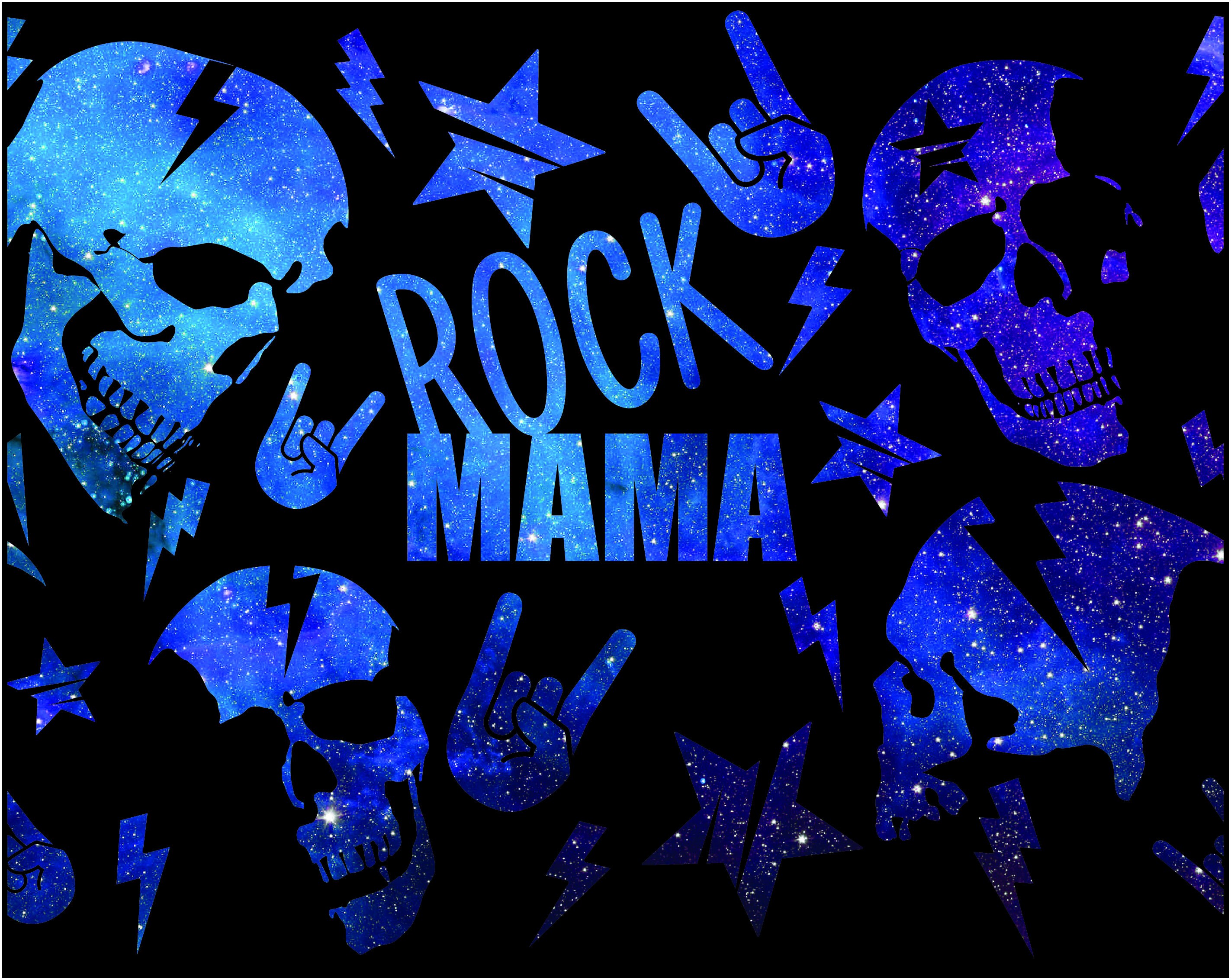 Rock Mama SVG, Mama SVG, Guitar Svg, Music Notes Svg, Band Svg, Drum ...