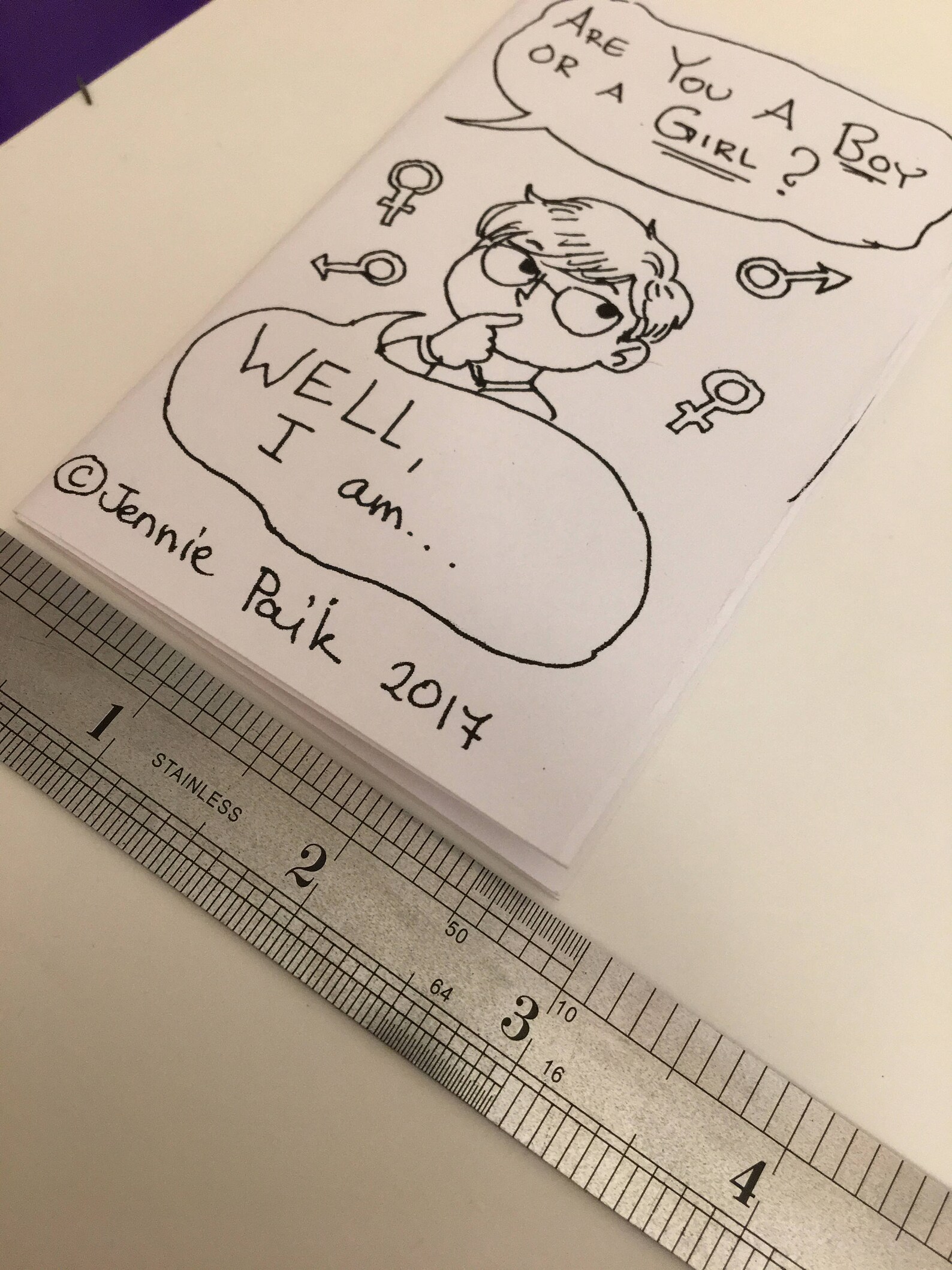 Mini-zine What Gender Are You - Etsy