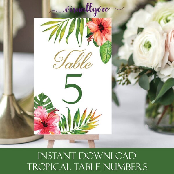 Table Numbers - Etsy