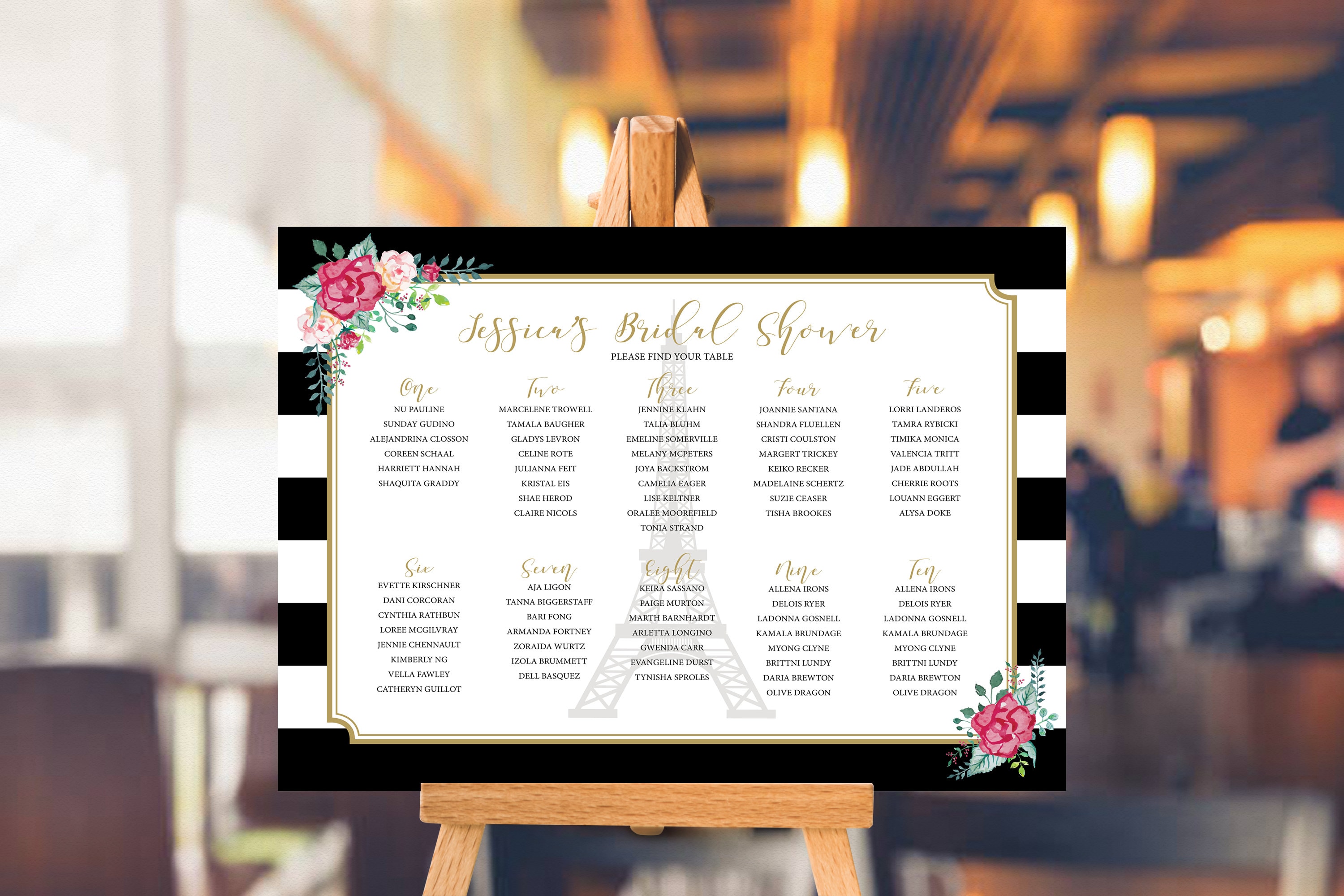Kate Wedding Seating Chart Templates - Etsy
