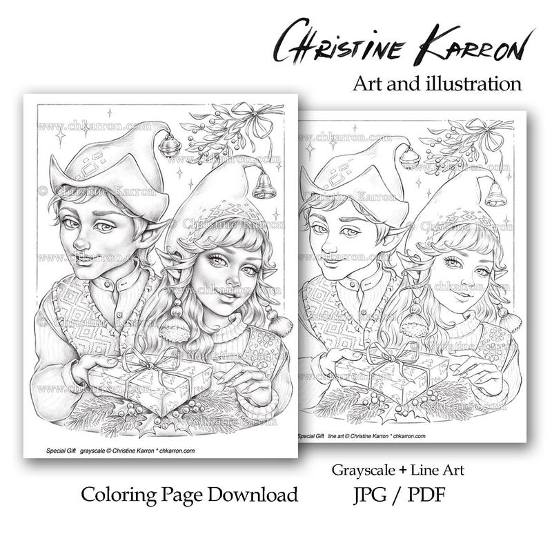 Coloring Pages for Yule - Etsy