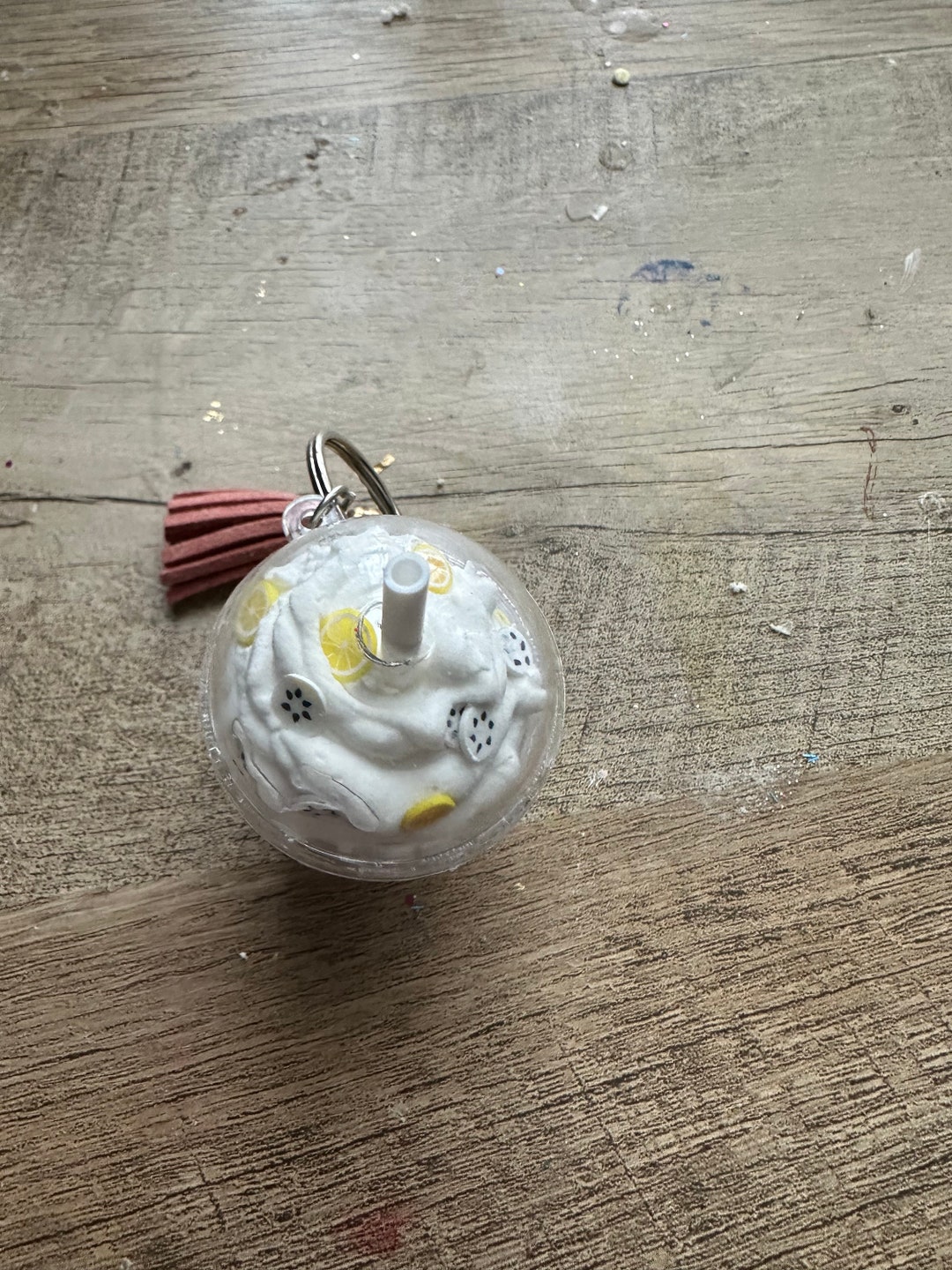 Starbucks or Dunkin Donuts Keychain - Etsy