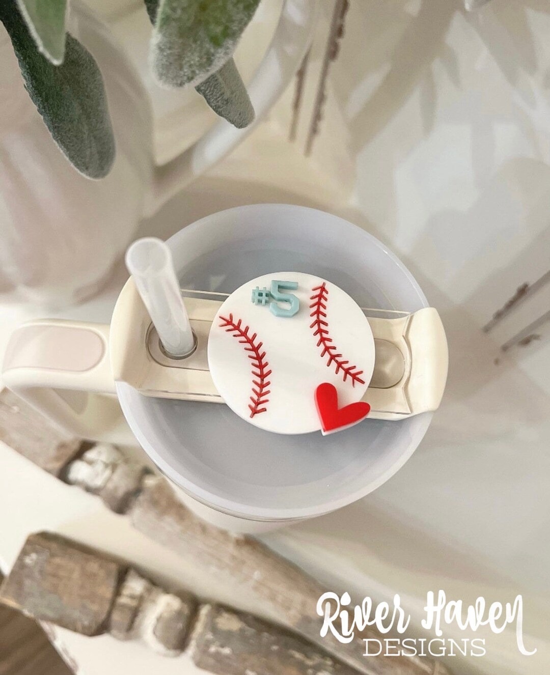 Baseball Name Plate Topper, Stanley 40oz Name Toppers, Personalized ...