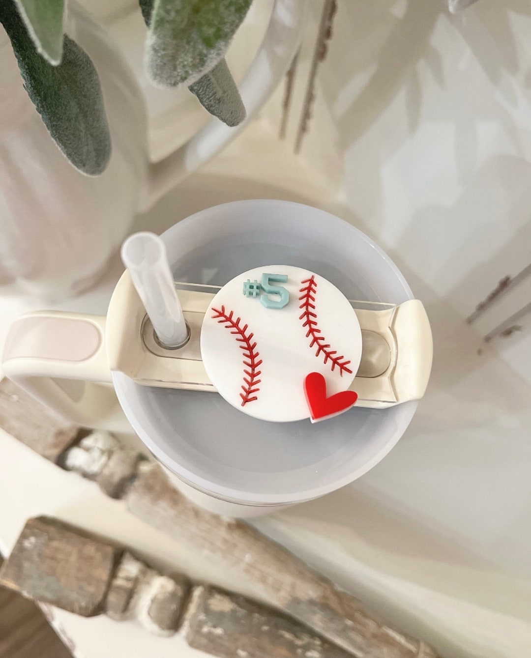 Baseball Name Plate Topper Stanley 40oz Name Toppers - Etsy