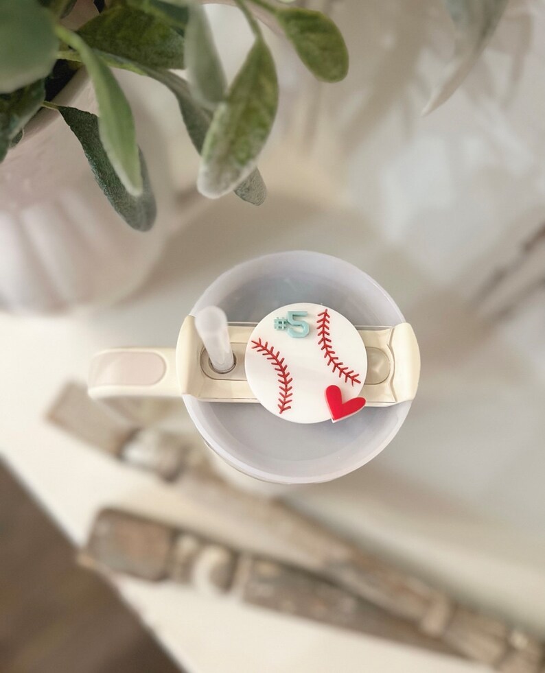 Baseball Name Plate Topper Stanley 40oz Name Toppers - Etsy