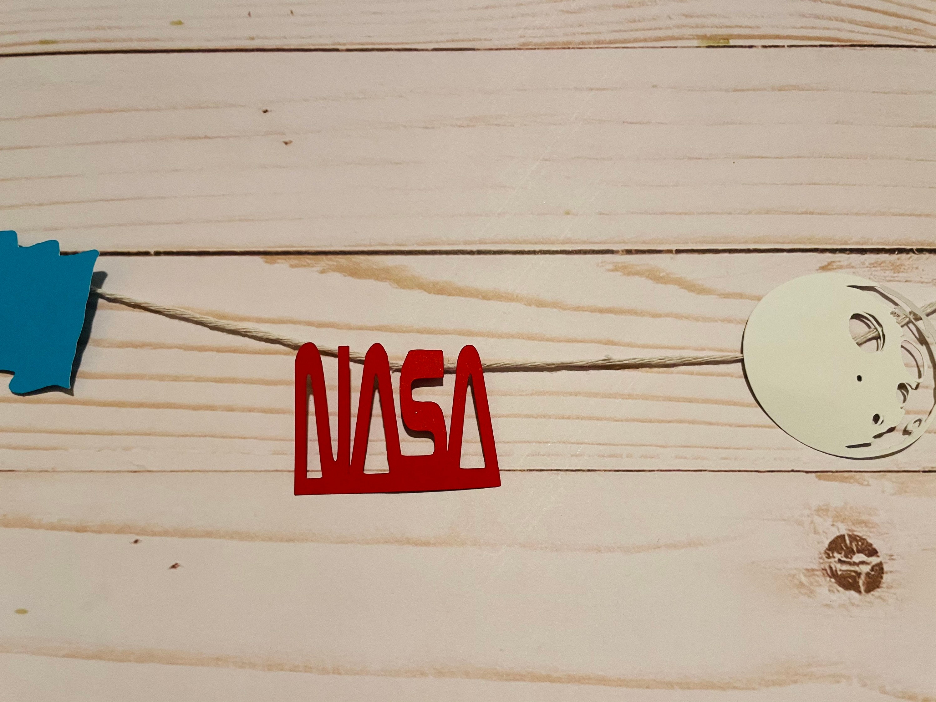 Houston We Have a Party! Rocket Ship NASA Themed Birthday Party Banner ...