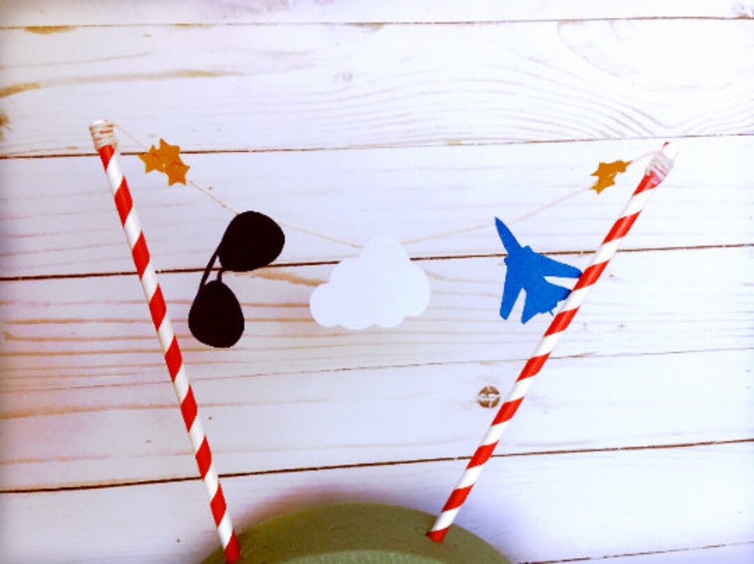 Top Gun Cake Topper/ Military United States Air Force NAVY Cake Topper ...