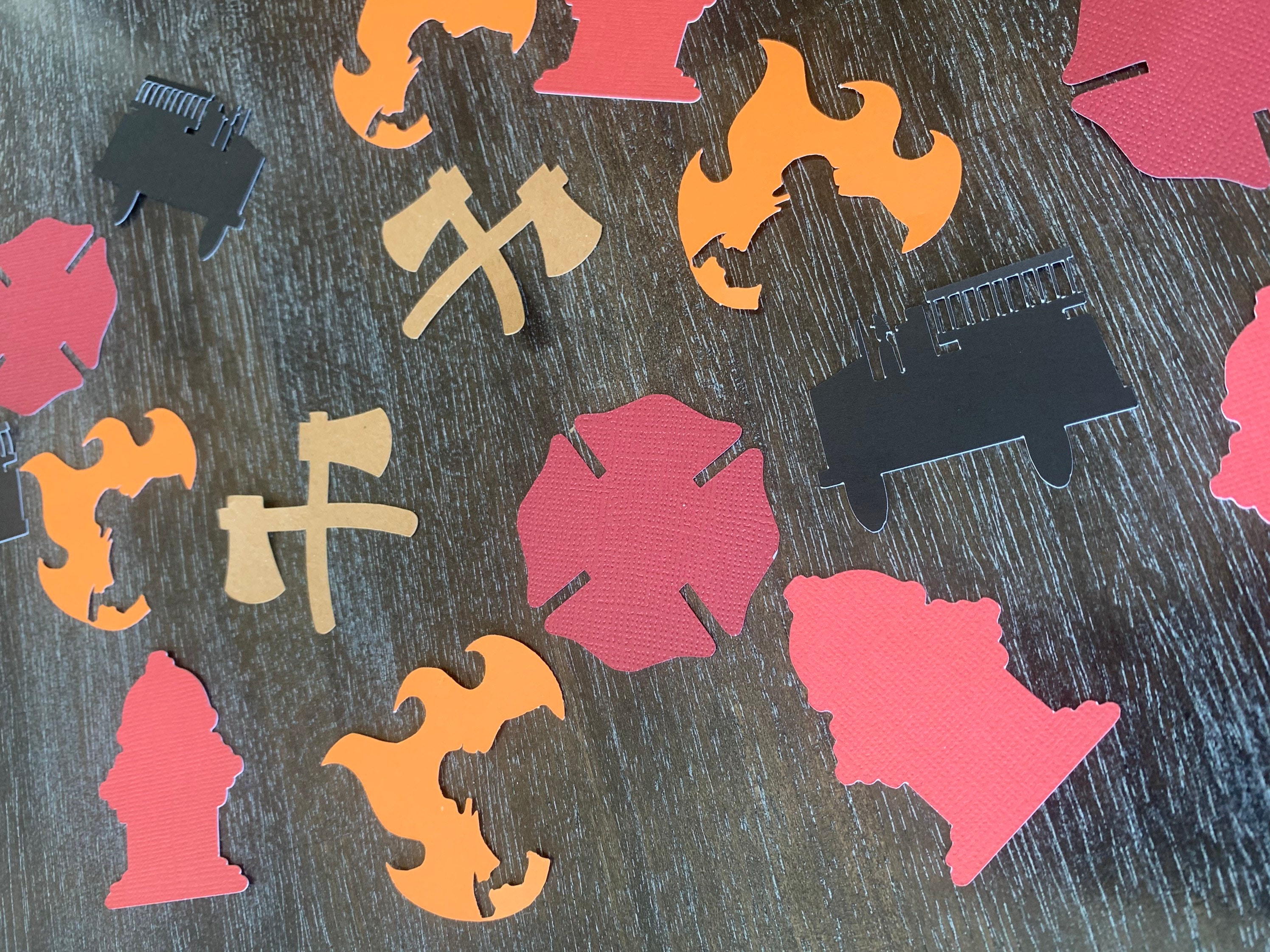 Fireman Table Top Confetti Fireman Birthday, Graduation, Promotion ...