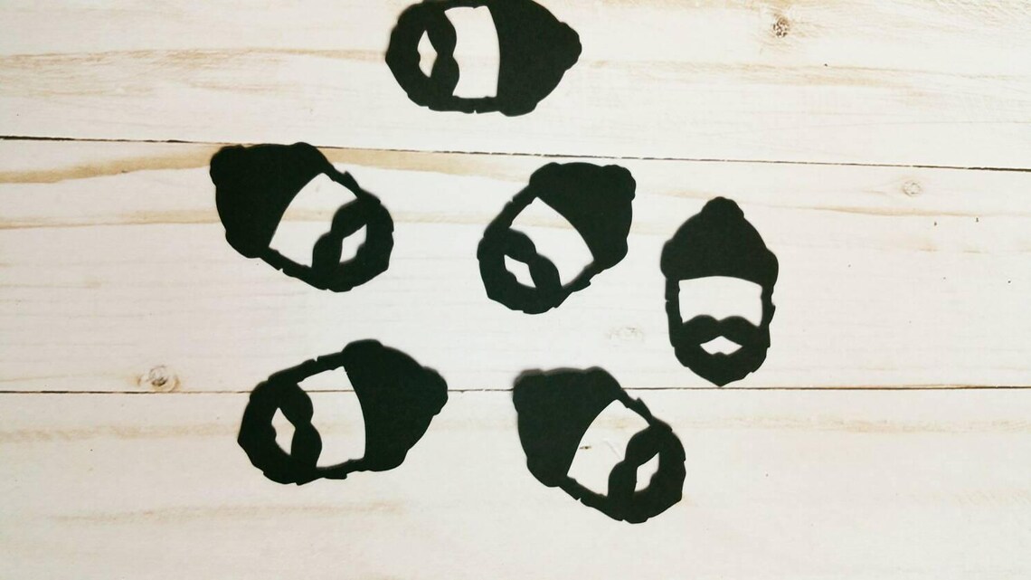 Lumberjack Face With Beard and Hat Birthday Party Table Top - Etsy