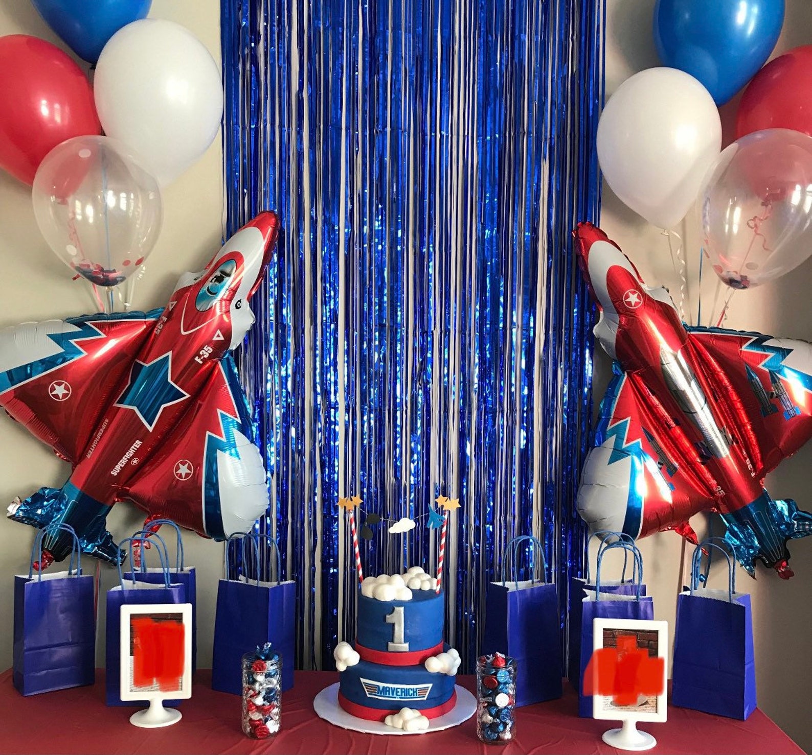 Top gun cake topper / militar United States Air Force NAVY cake topper ...