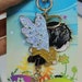 Castiel With Bee Enamel Charm/key Ringmore Glitter - Etsy