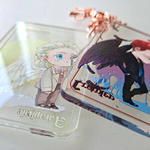 GOODOMENS Card Style Star Key Ring - Etsy