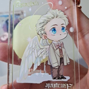 GOODOMENS Card Style Star Key Ring - Etsy