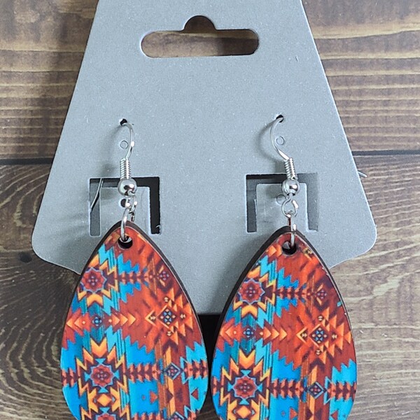 Aztec Earrings - Etsy