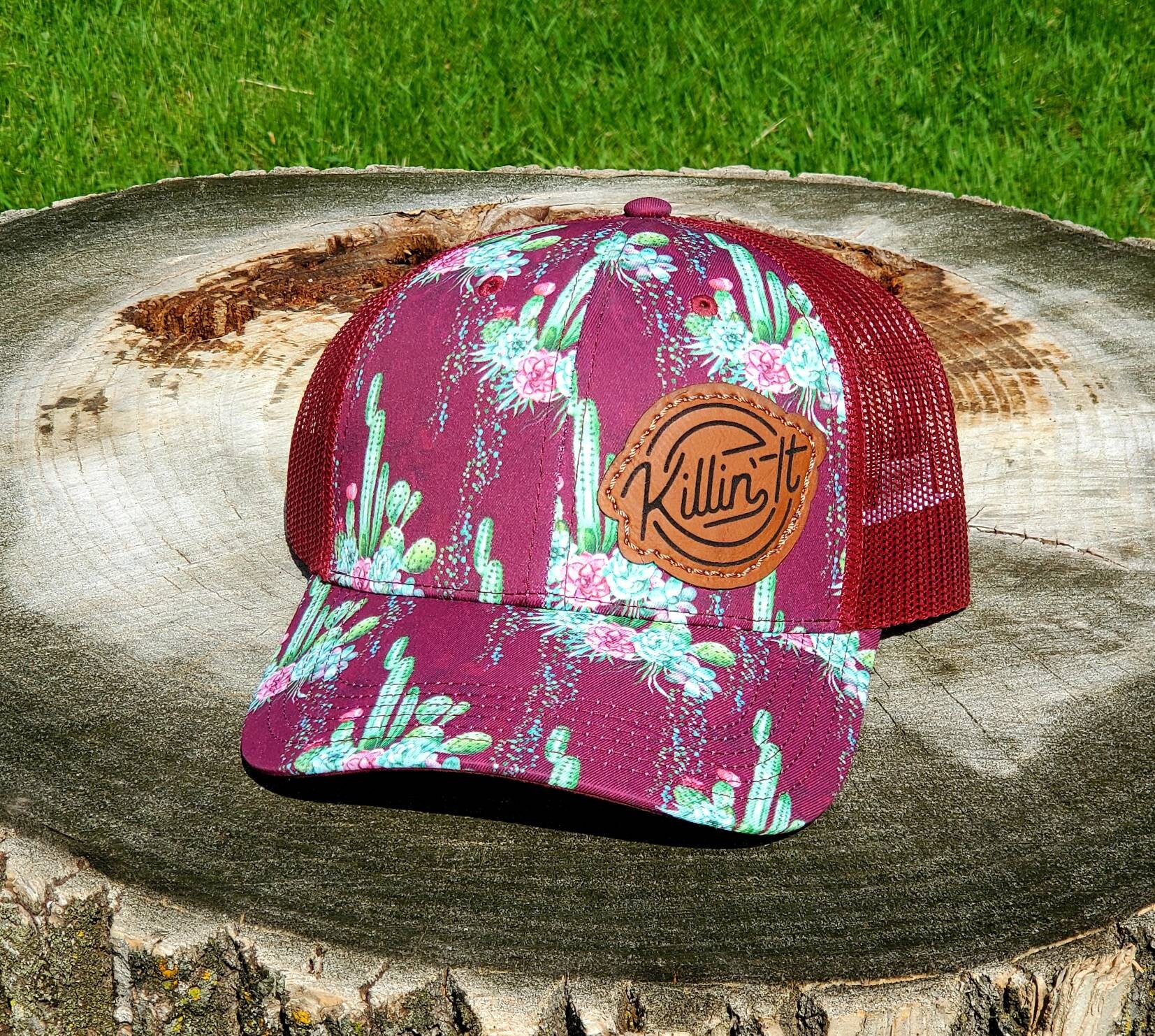 Cactus Baseball Cap Killin' It Women's Baseball Cap | Etsy