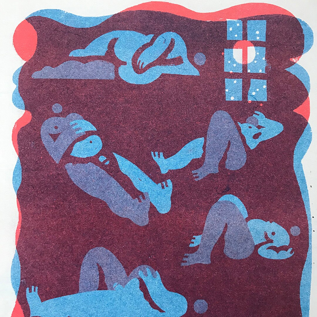 Haiku (two-color Risograph Zine) - Etsy