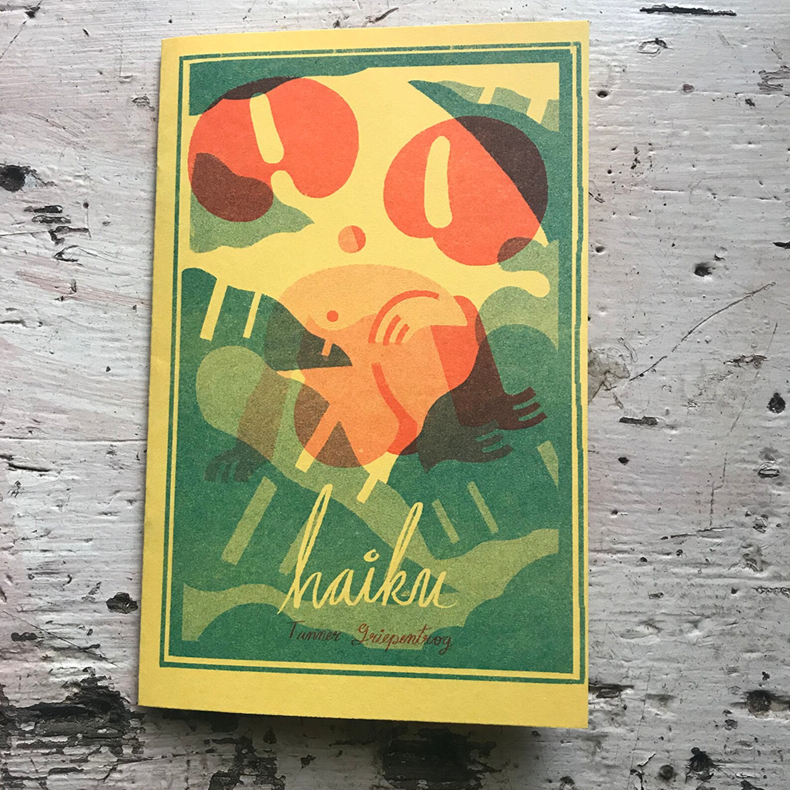 Haiku (two-color Risograph Zine) - Etsy