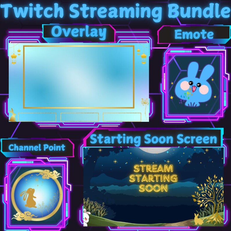 Twitch Overlay Emote Bundle - Etsy