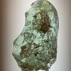 Beautiful Aquamarine Colored Cullet, Slag Glass Chunk With Amber ...