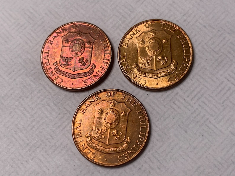 Coins From the Philippines 1 Centavo 1958 1960 1963 UNCIRCULATED - Etsy