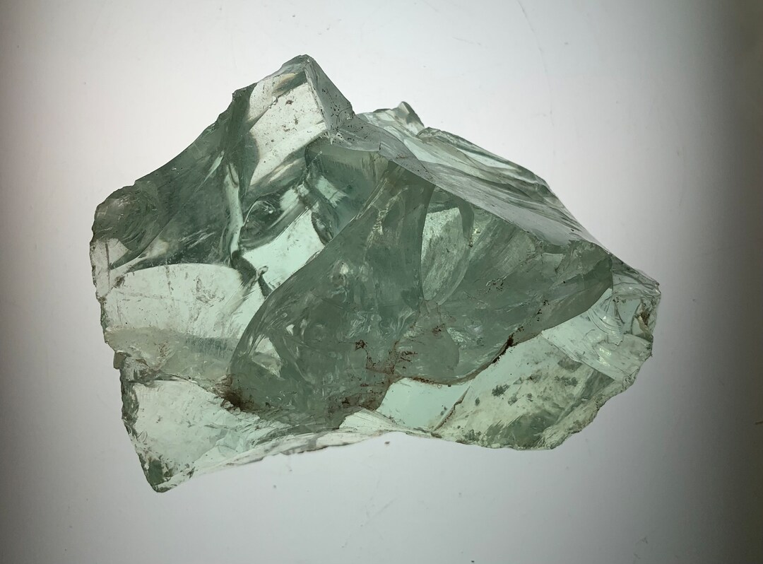 Beautiful Light Aqua Blue-green Colored Cullet, Slag Glass Chunk 292 ...
