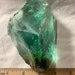 Beautiful Aquamarine and Amber Colored Slag Glass Chunk With Gorgeous ...
