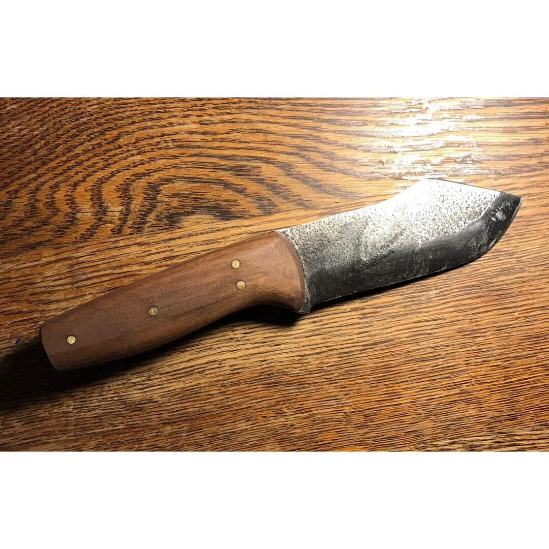 Handmade Oak and U.S Forged Steel Dao Knife - 4.75 Inch Blade - Etsy