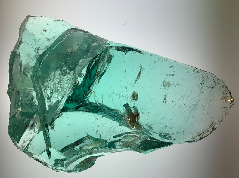 Beautiful Deep Blue-green Colored Cullet Slag Glass Chunk - Etsy