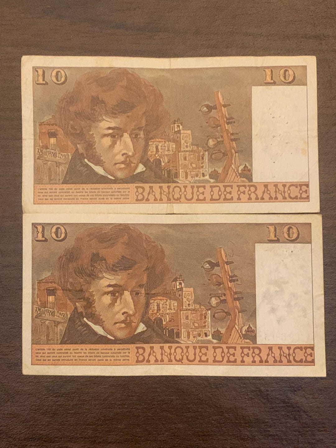 1976 and 1977 10 Franc Banknotes From France - Etsy