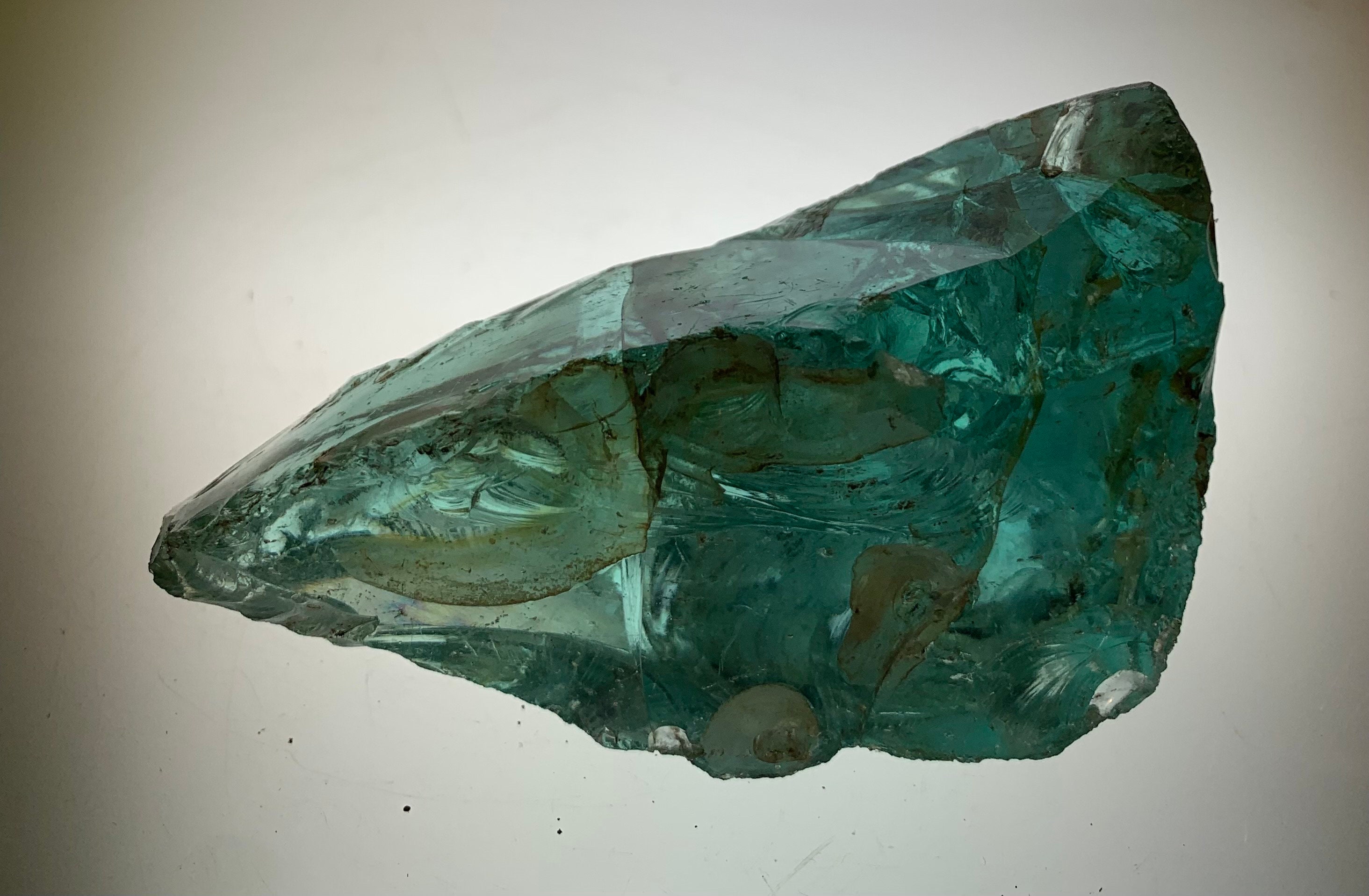 Beautiful Aqua Blue-green Colored Cullet Slag Glass Chunk 240 - Etsy