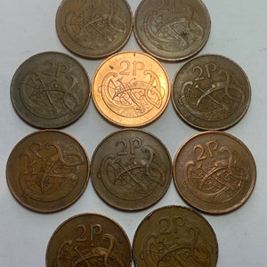 Coins of Ireland 2P (10) - Etsy