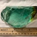 Beautiful Aquamarine and Amber Colored Slag Glass Chunk With Gorgeous ...