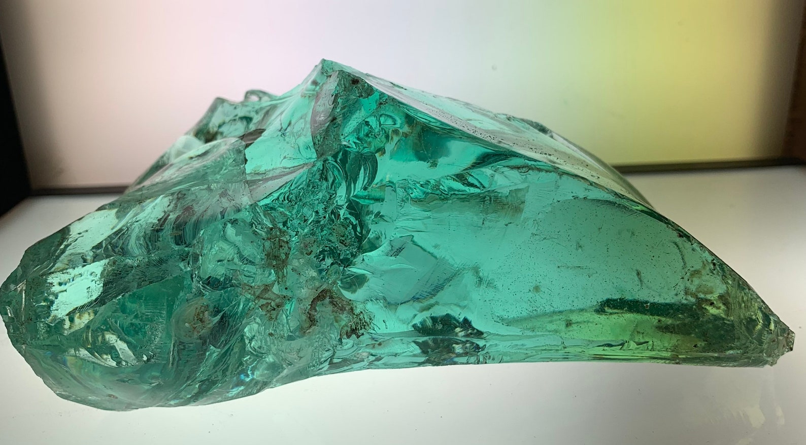 Beautiful Deep Blue-green Colored Cullet Slag Glass Chunk - Etsy